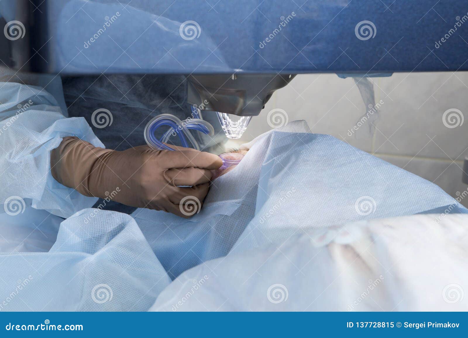 Laser Surgery for Vision Correction Stock Image - Image of hospital ...