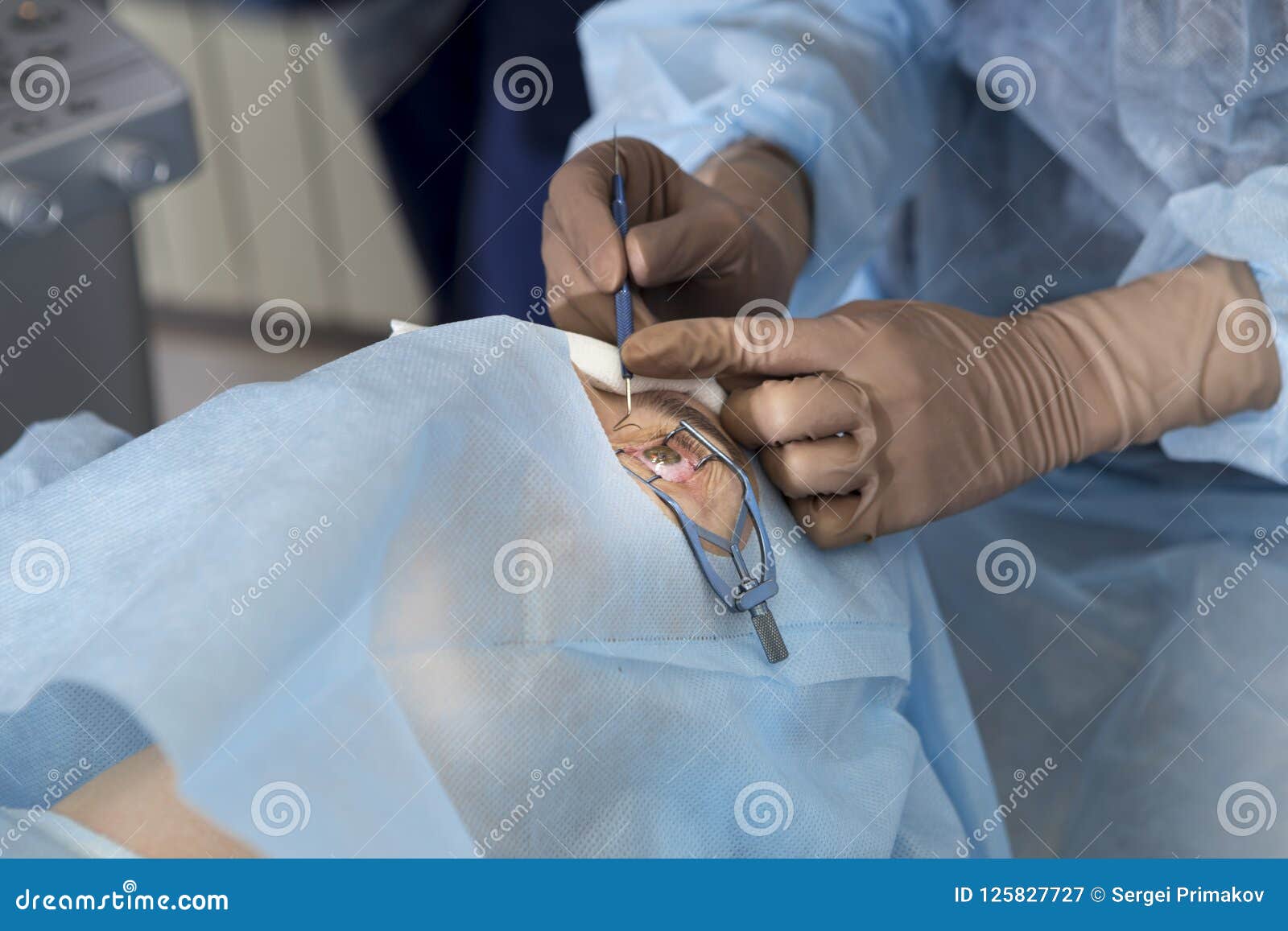 Laser Surgery for Vision Correction Stock Image - Image of hospital ...