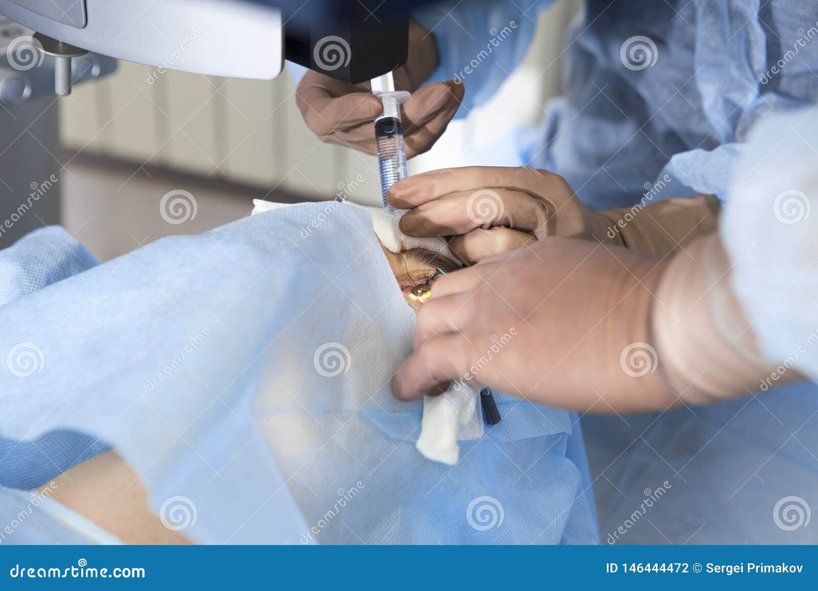 Laser Surgery for Vision Correction Stock Photo - Image of operation ...
