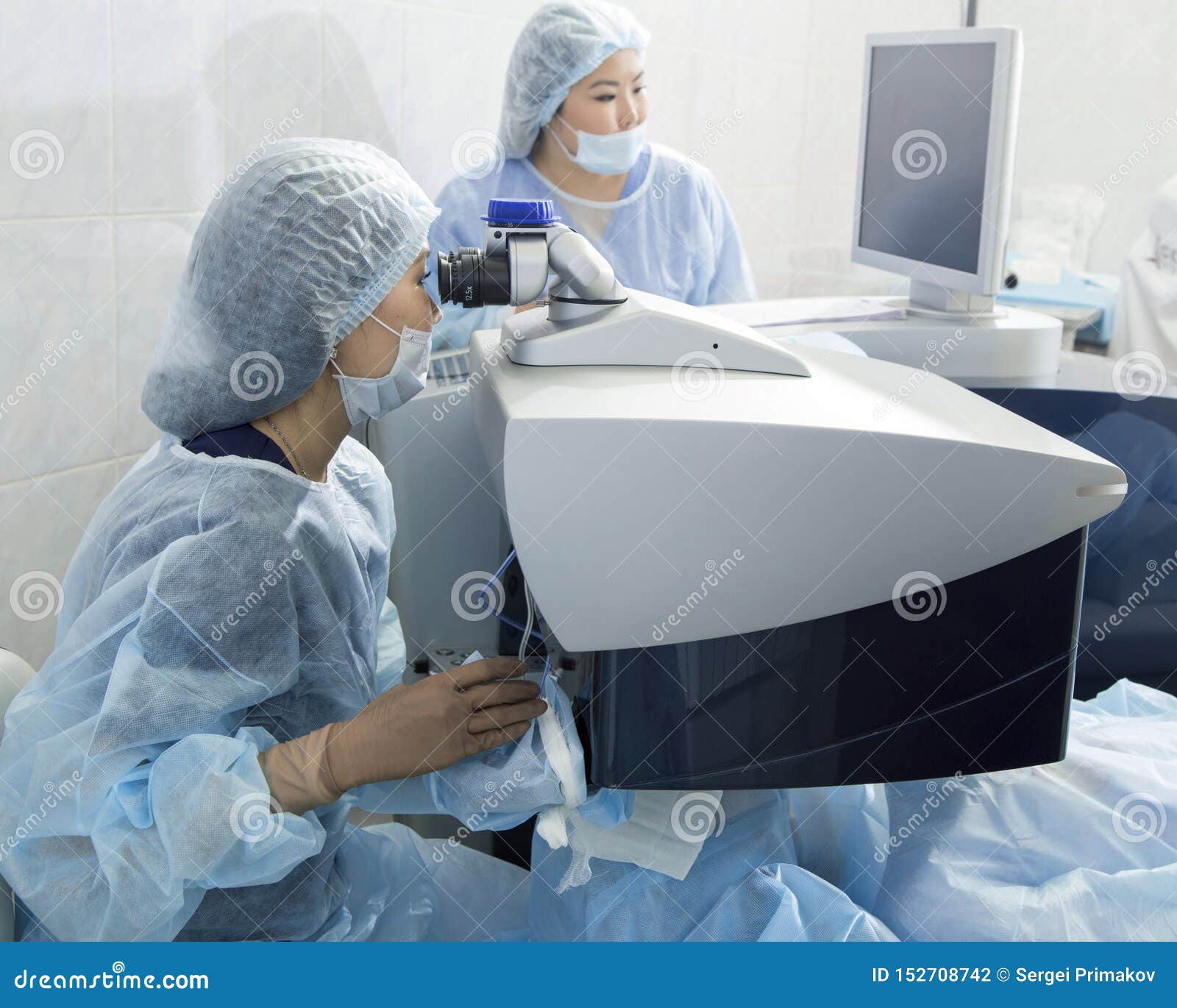 Laser Surgery for Vision Correction Stock Photo - Image of equipment ...