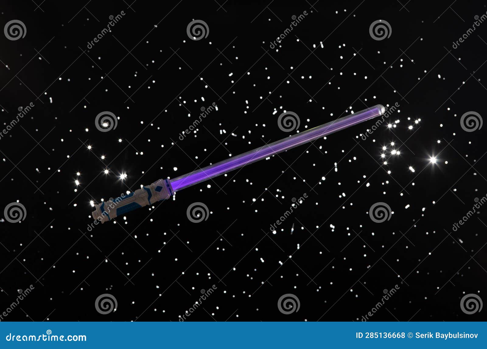 Laser sword in outer space stock photo. Image of dark - 285136668