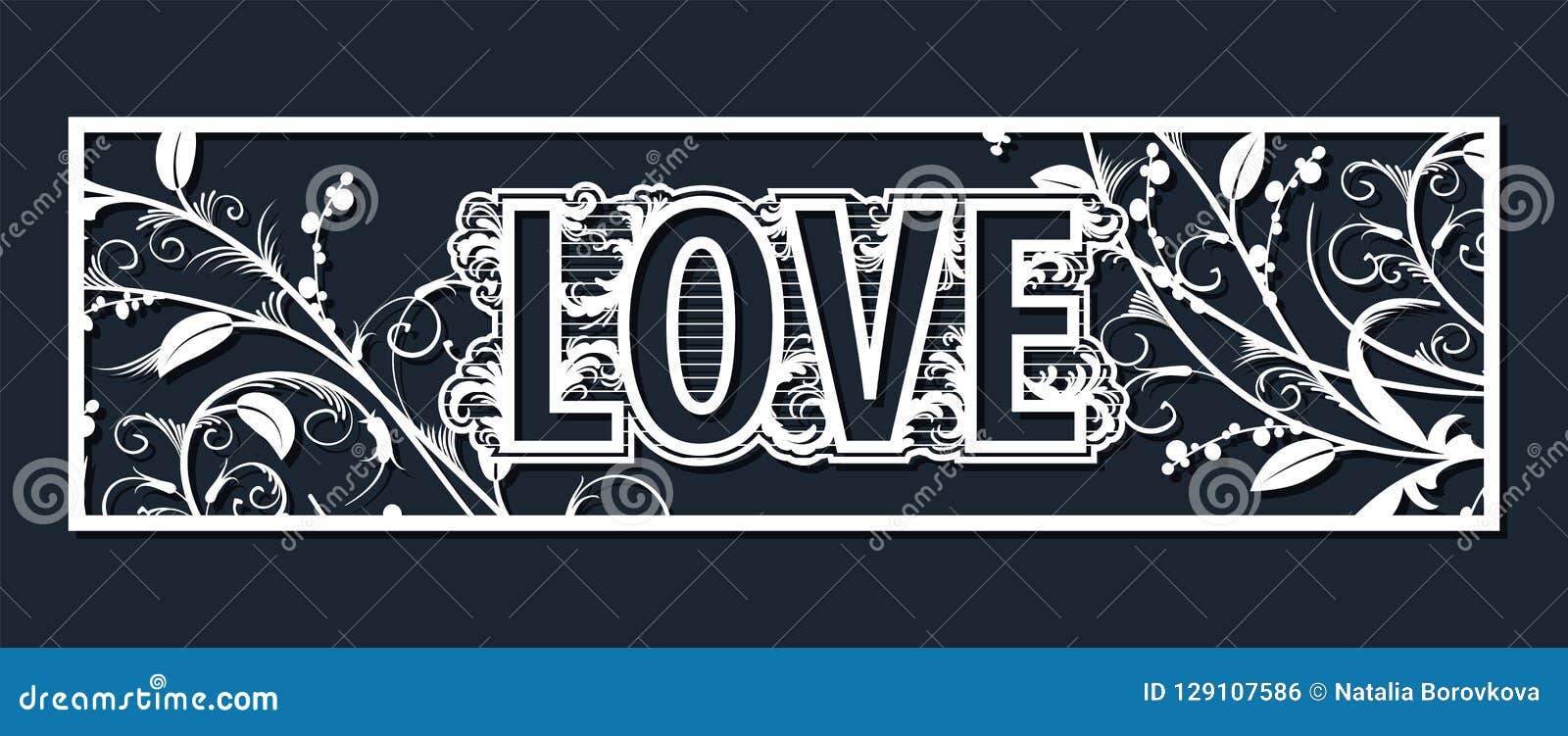 Laser Cut Template. Initial Monogram Letters. Fancy Floral Alphabet ...