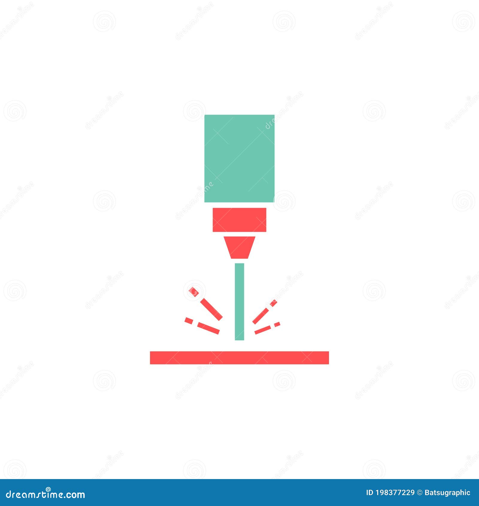 Laser Vector Icon Design Template Stock Vector - Illustration of ...