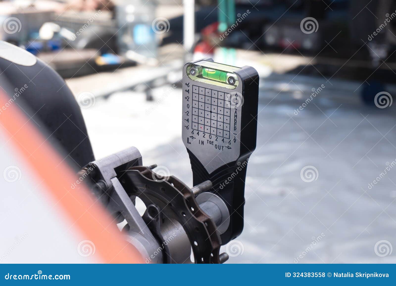 Laser wheel alignment stock photo. Image of inspection - 324383558