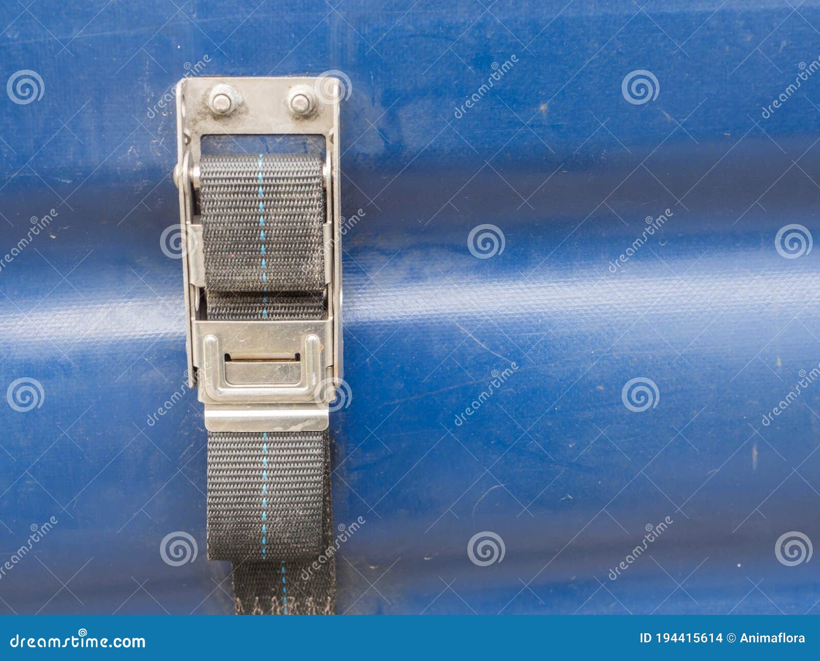 Lashing Strap For Safety On The Truck Stock Photography | CartoonDealer ...