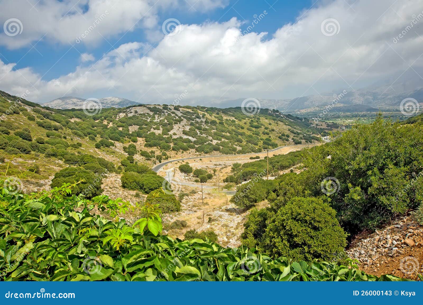 Lasithi Plateau on Crete, Greece Stock Image - Image of lasithi, greek ...