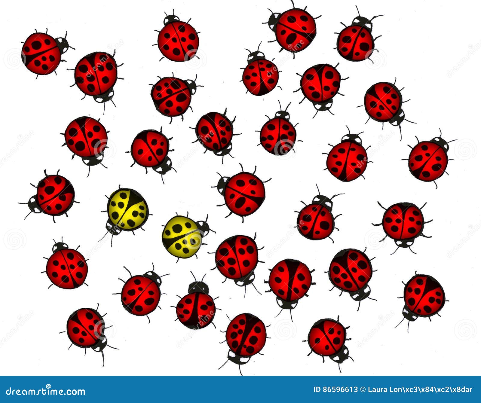 Lassen Sie Uns Unterschiedlich Sein Zusammen Stock Abbildung ...