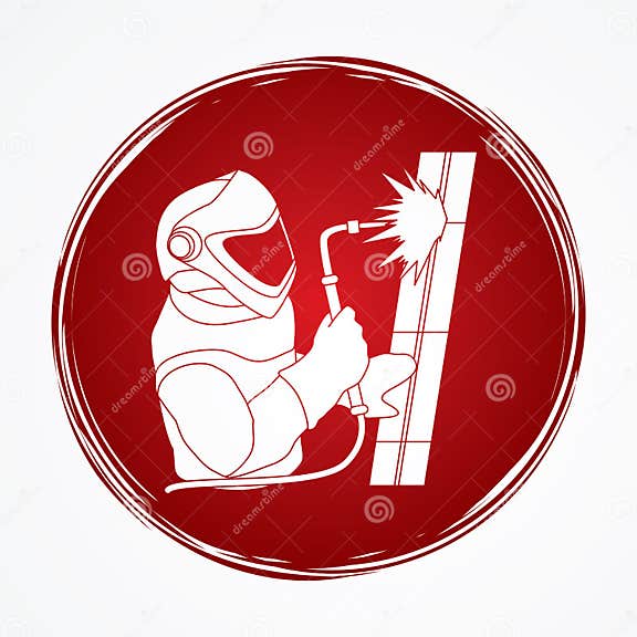 Lasser het werk vector vector illustratie. Illustration of klassiek ...