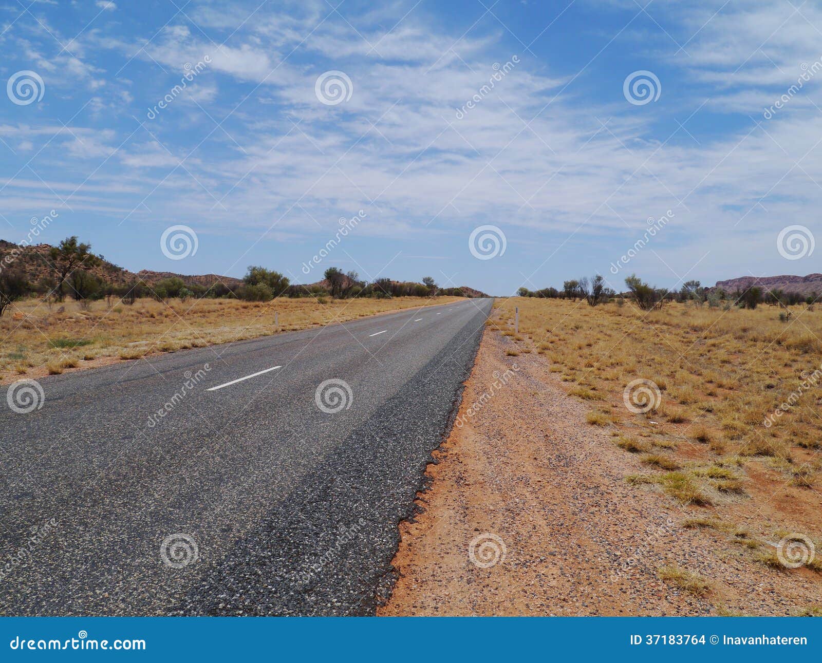The lasseter highway stock photo. Image of desert, highway - 37183764