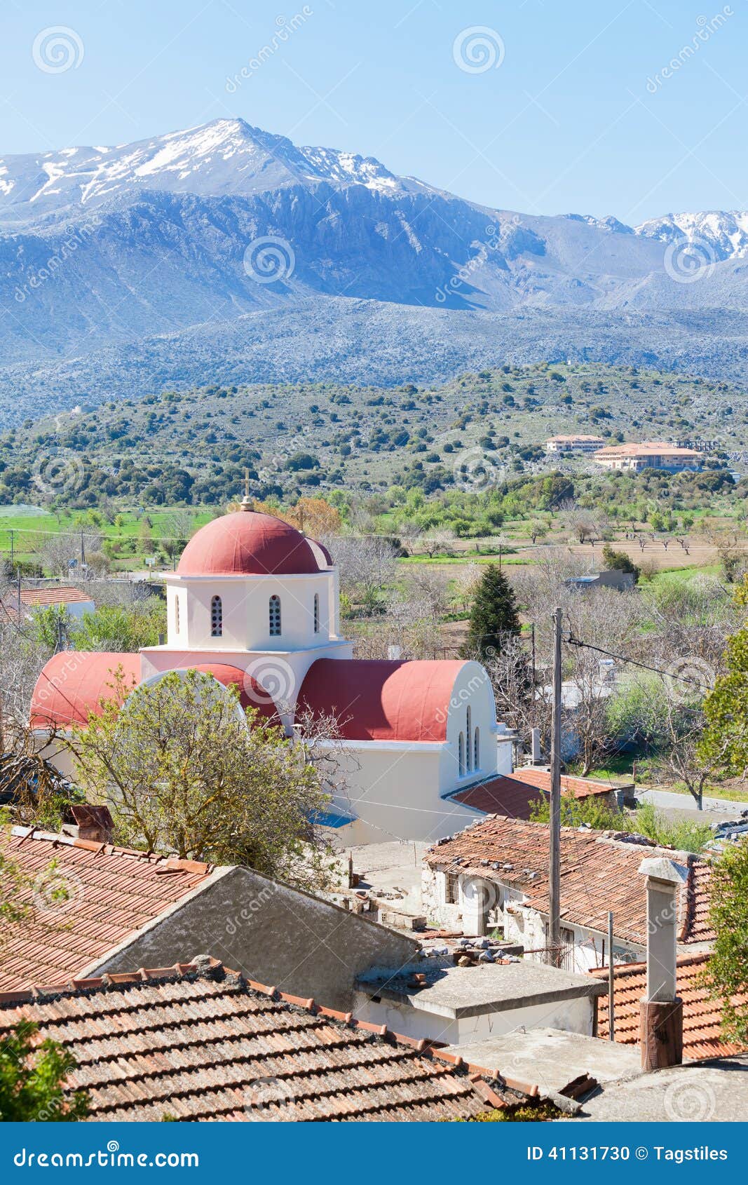 The Lassithi Plateau in the Mountains of Crete Stock Photo - Image of ...