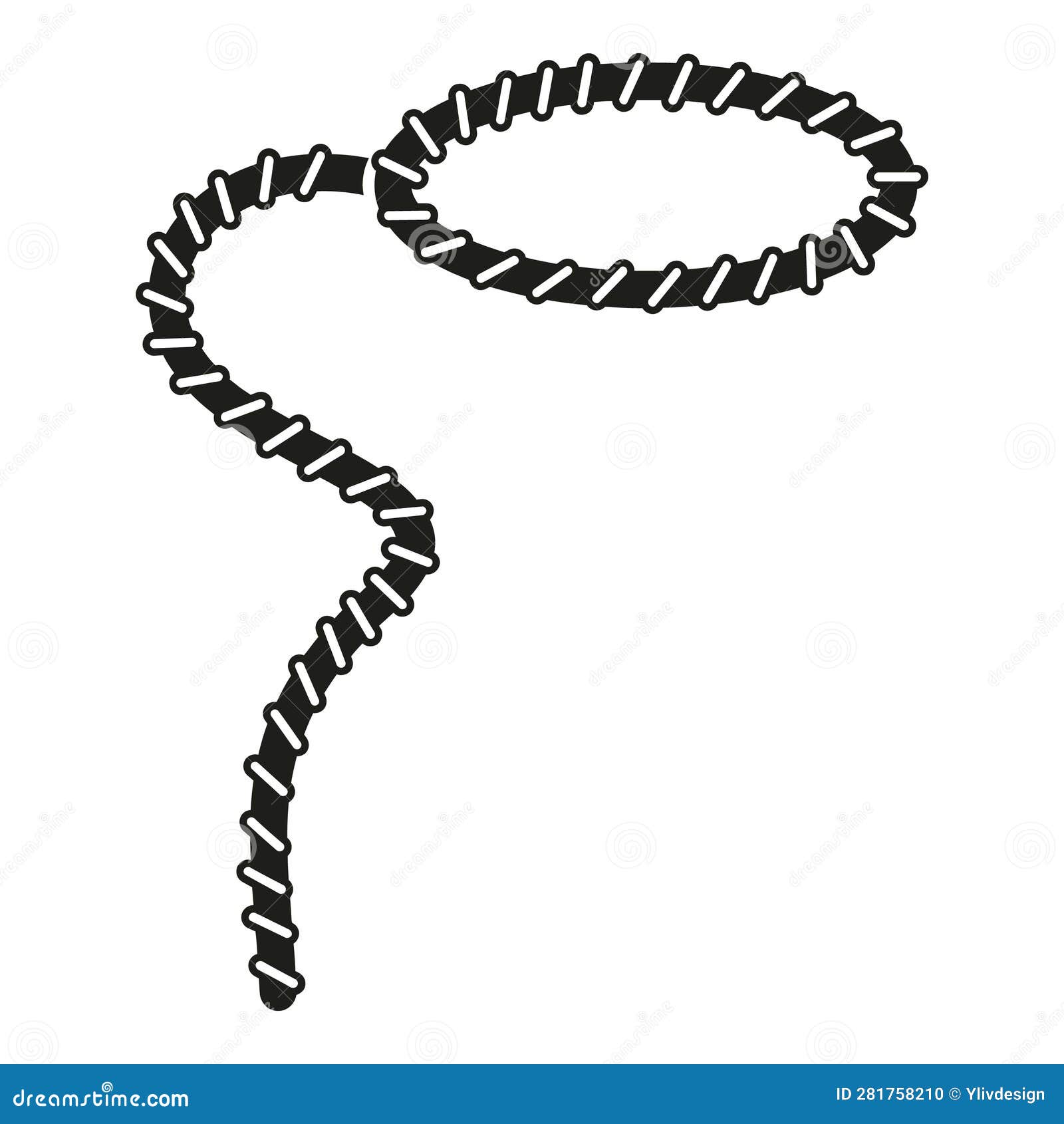Lasso Knot Icon Simple Vector. String Rodeo Stock Vector - Illustration ...