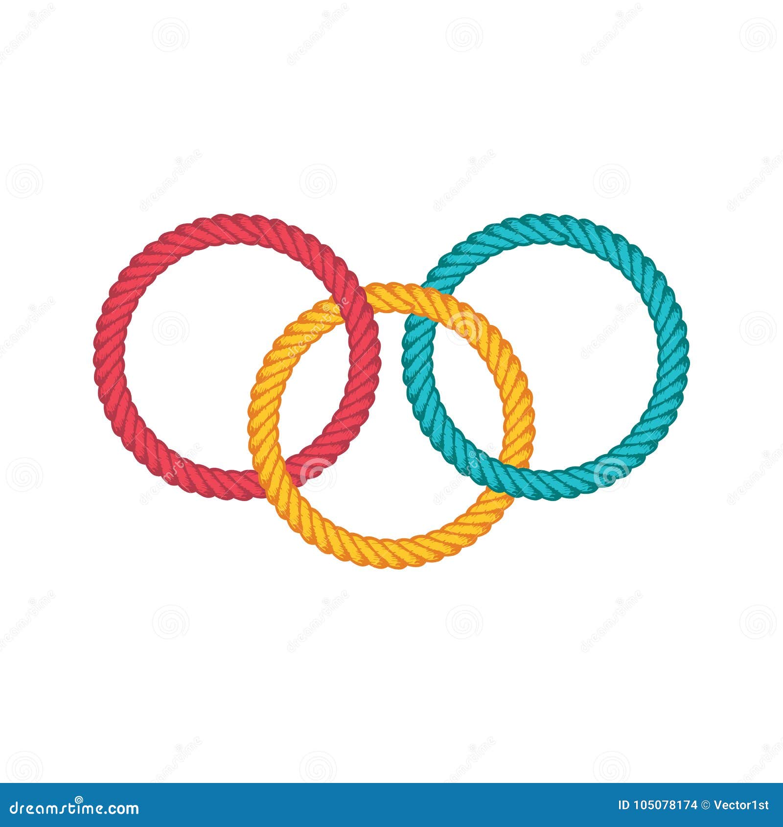 Lasso rope art stock vector. Illustration of line, style - 105078174