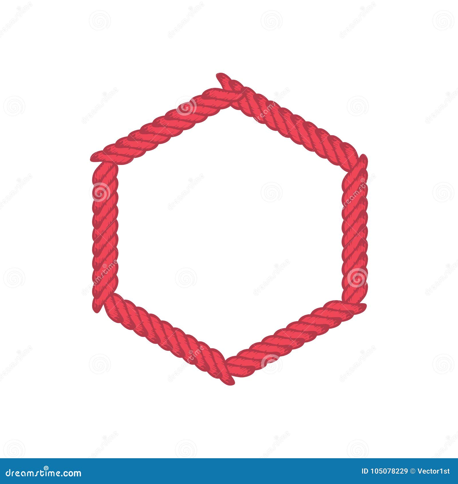 Lasso rope art stock vector. Illustration of shape, modern - 105078229