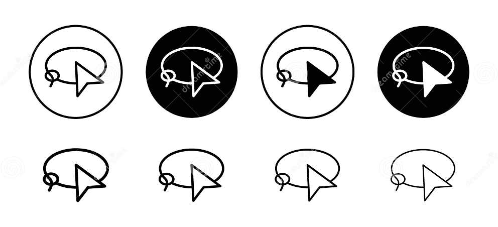 Lasso Tool Icon Vector Set Collection For Web Stock Vector Illustration Of Symbol String