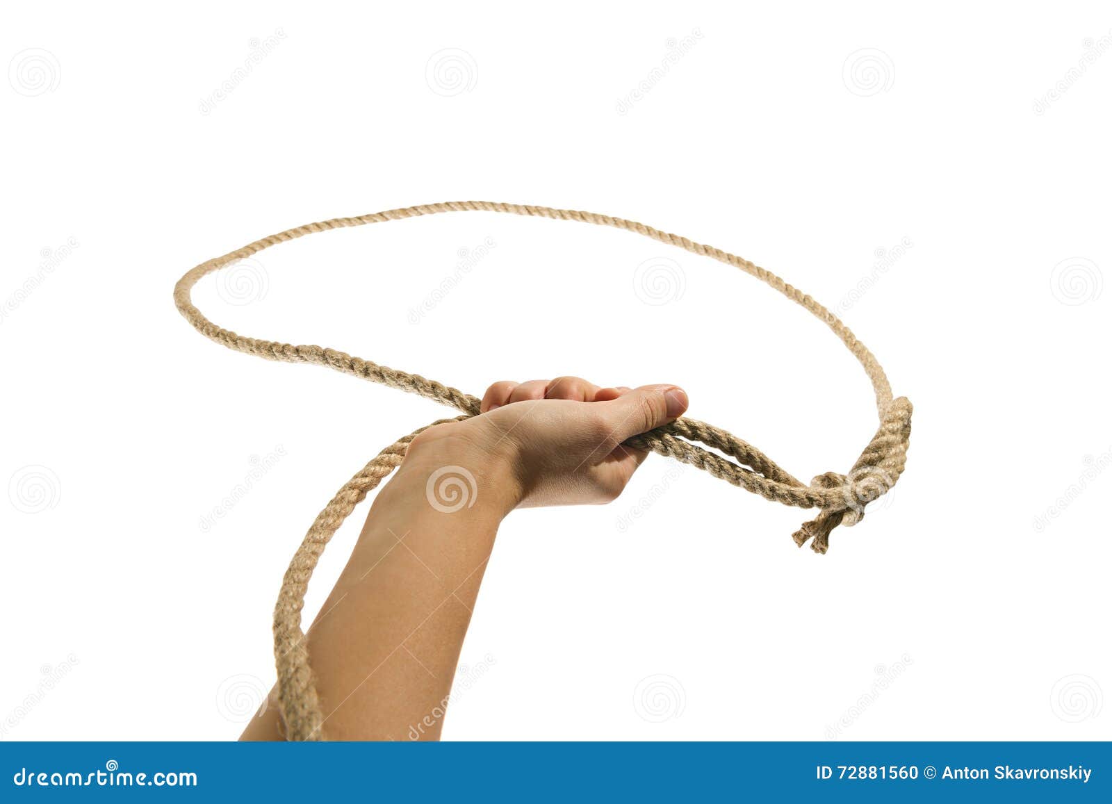 Lasso white, isolated stock photo. Image of background - 72881560