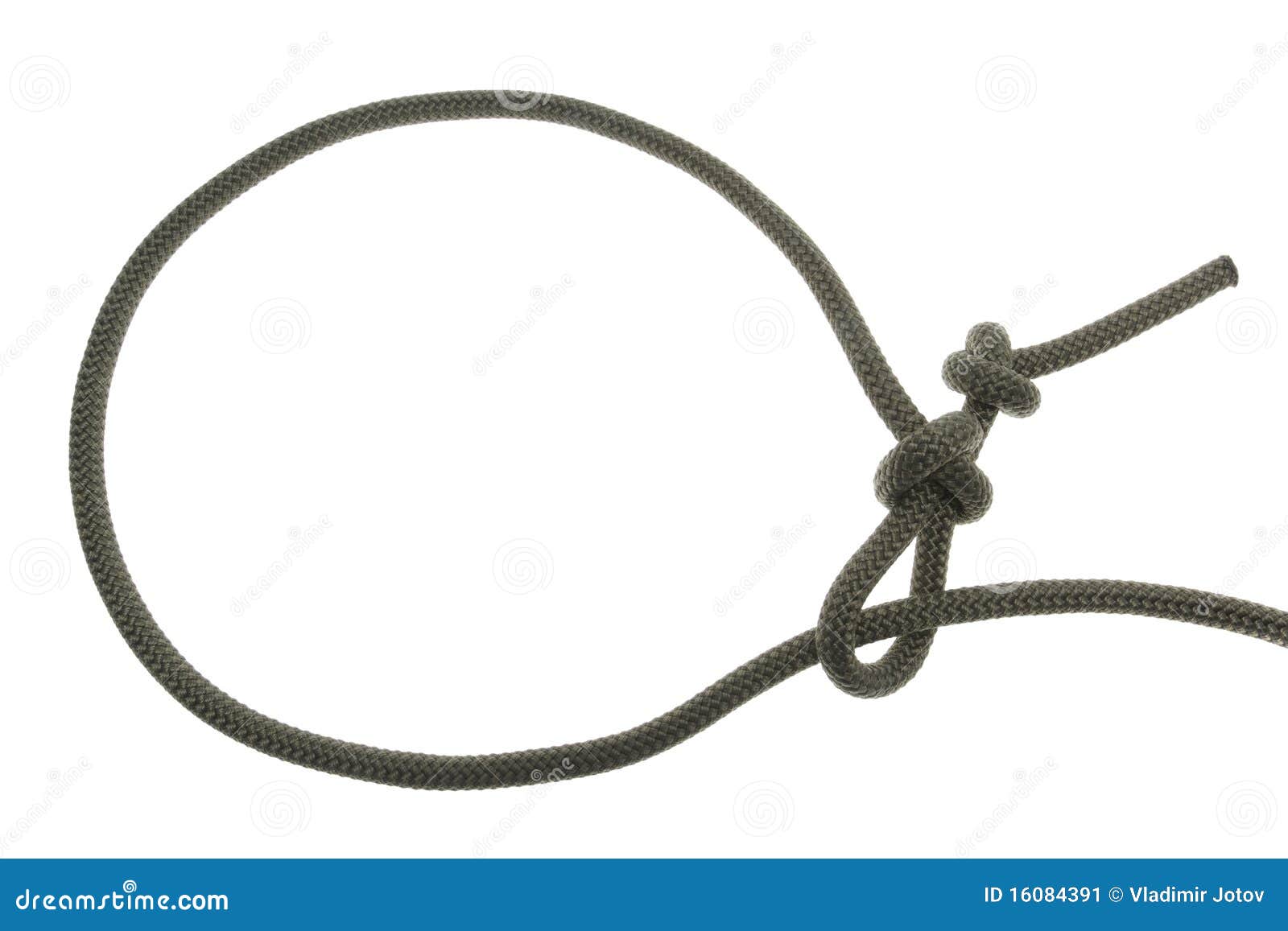 Lassoknoten. stockbild. Bild von nearsighted, yacht, neatness - 16084391