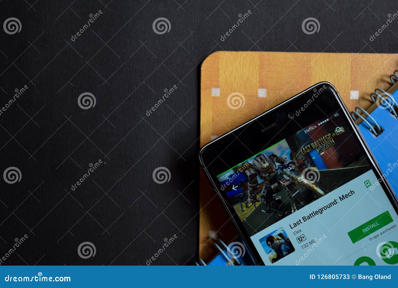 Last Battleground: Mech Dev App on Smartphone Screen. Editorial Stock ...