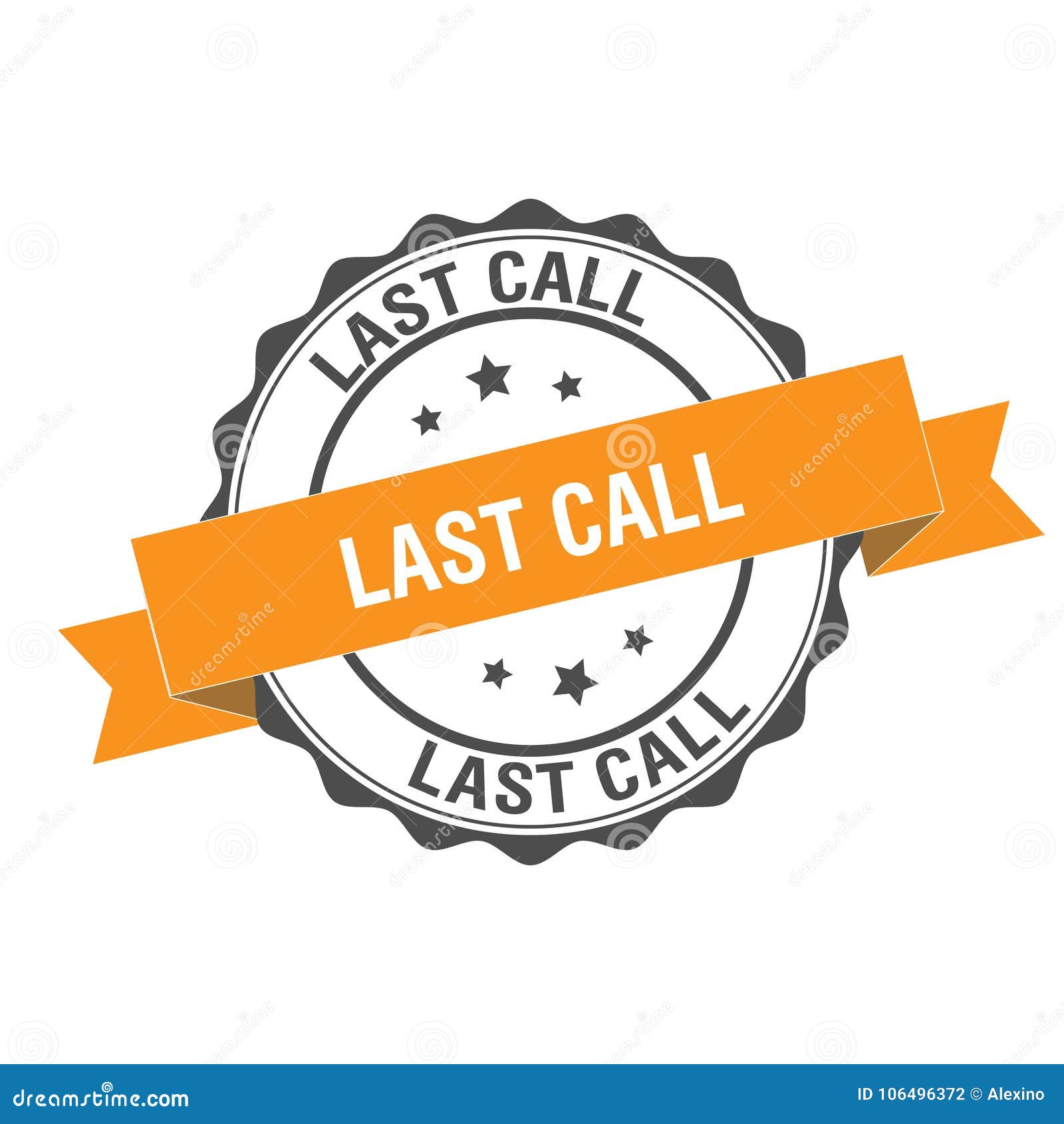 Last Call Stamp Illustration Stock Vector - Illustration of white ...
