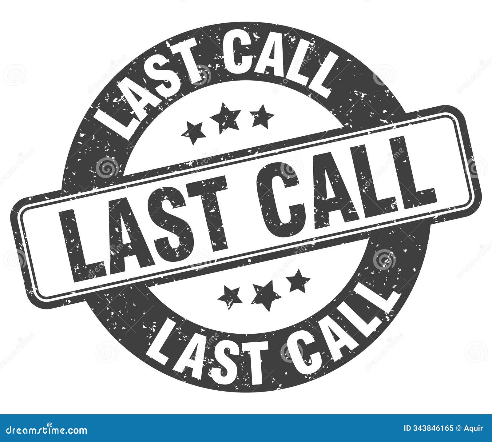 Last Call Stamp Vector Illustration | CartoonDealer.com #99001334