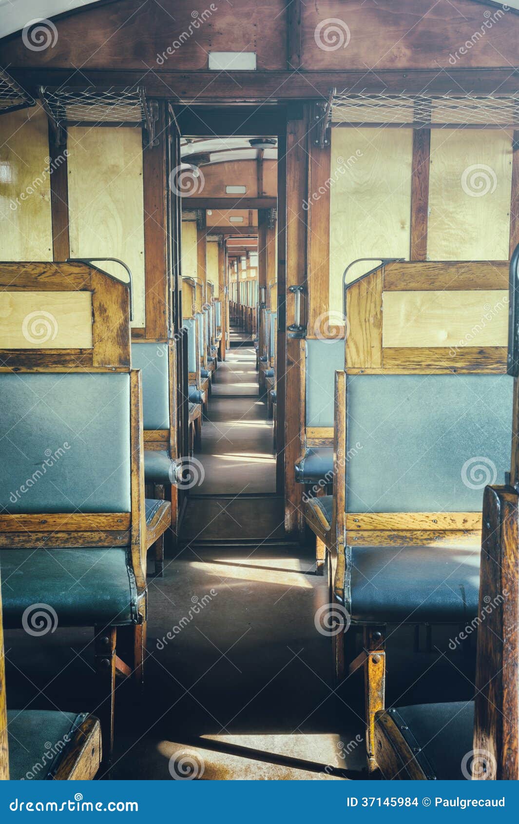 Inside Passenger Train Car