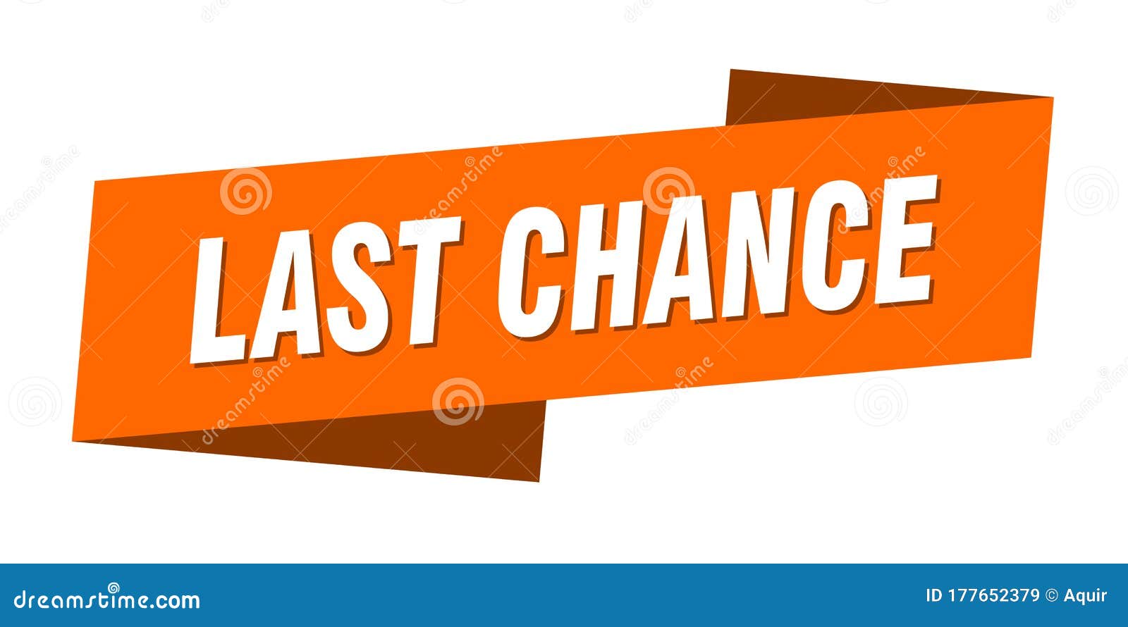 Last Chance Banner Template. Last Chance Ribbon Label Stock Vector ...