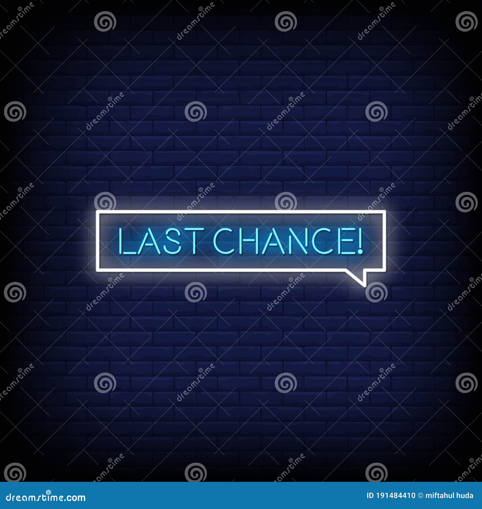 Last Chance Neon Signs Style Text Vector Stock Vector - Illustration of ...