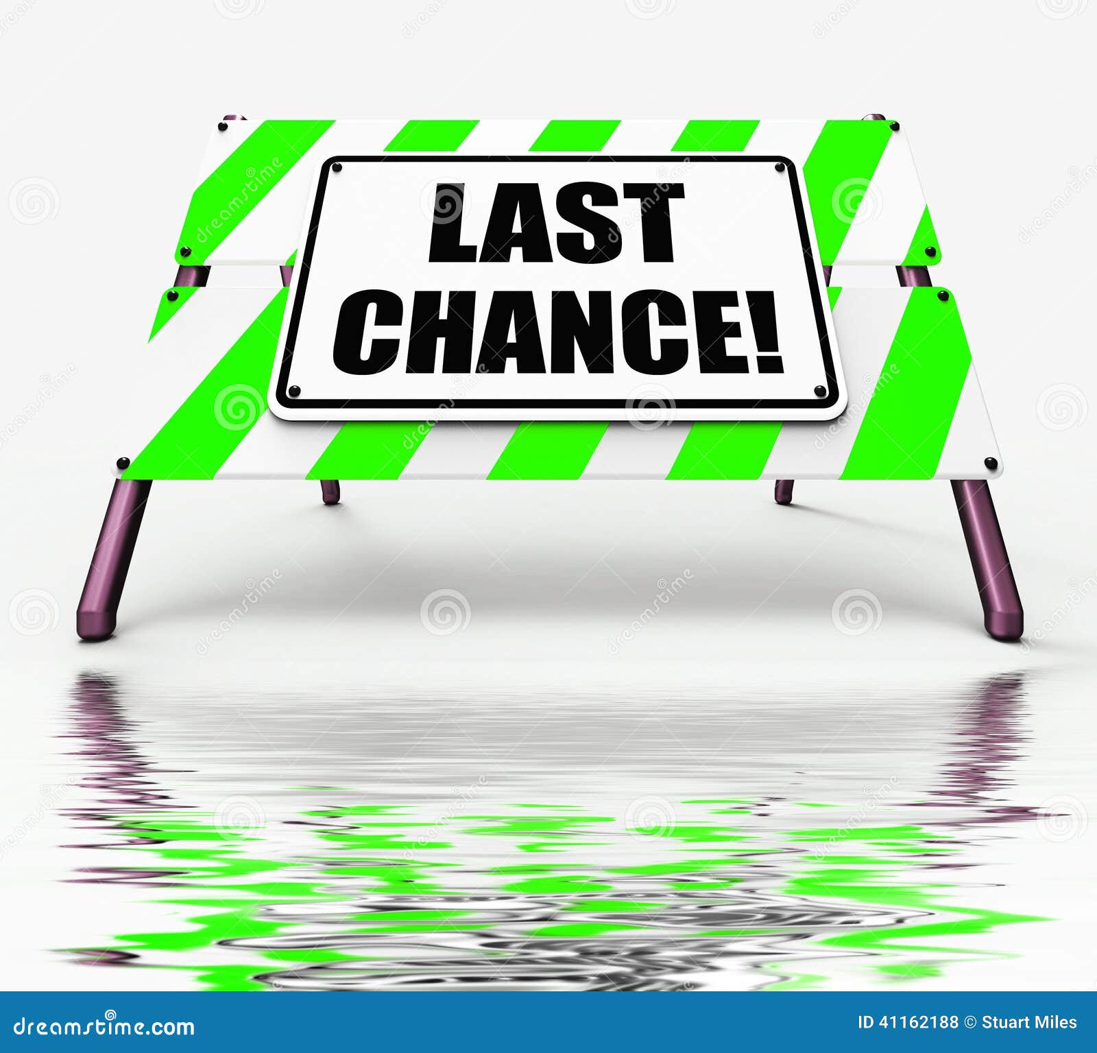 Last Chance Sign Displays Final Opportunity Act Now Stock Illustration ...
