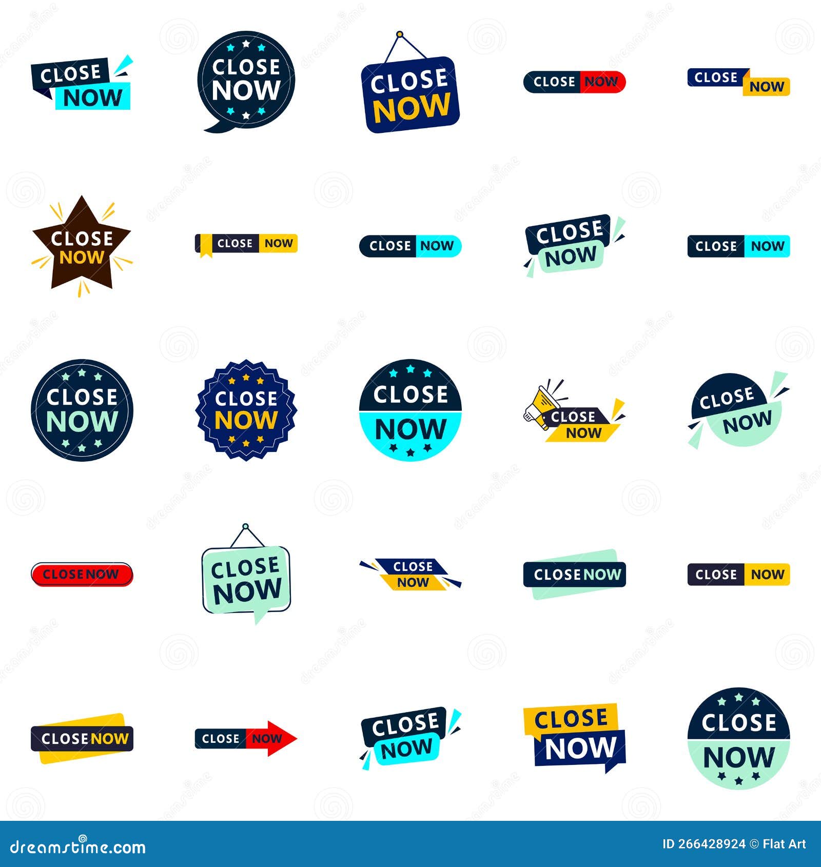 Last Chance To Close Text Banners Pack of 25 Stock Vector ...