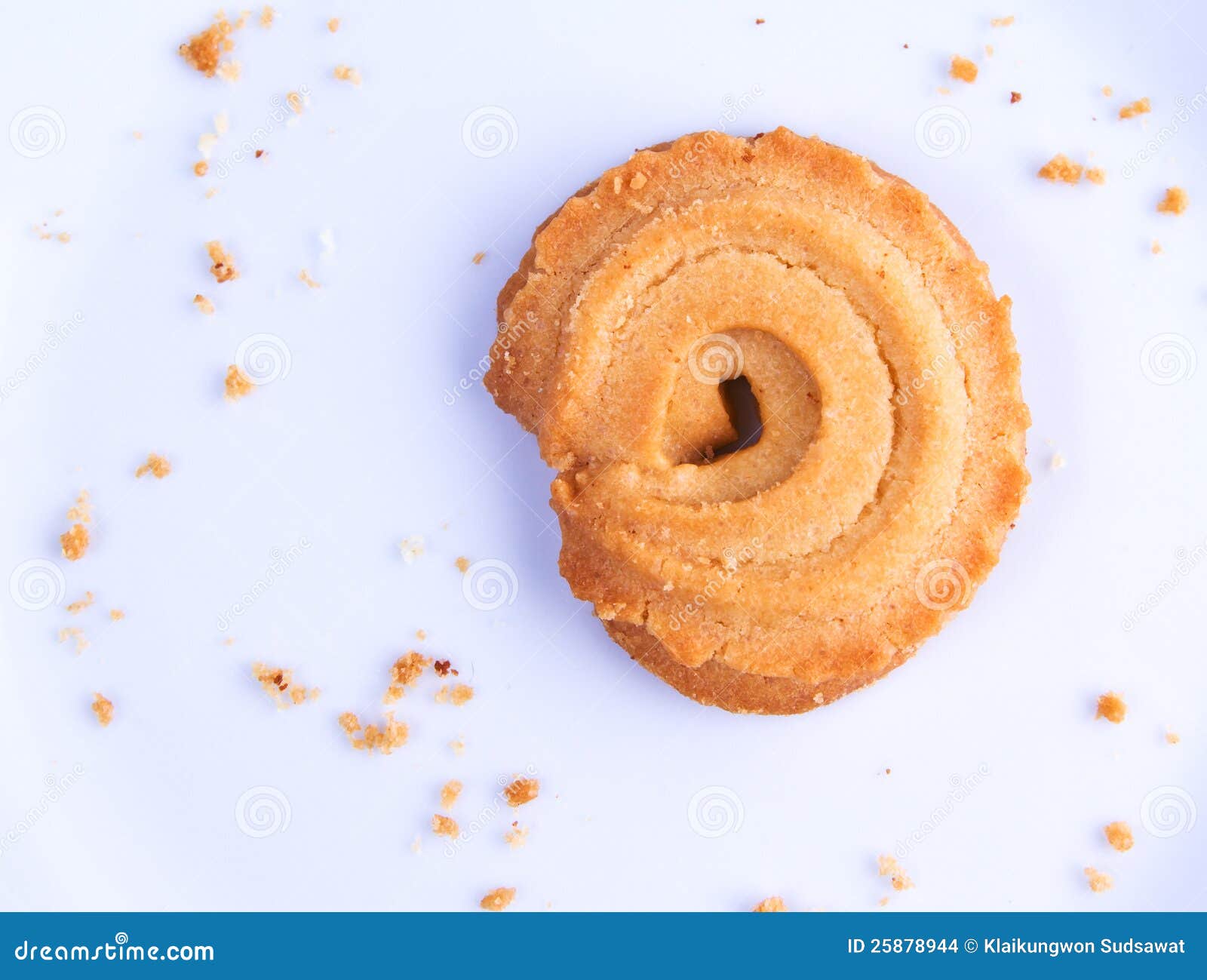 Last cookie in the plate stock photo. Image of delicious - 25878944