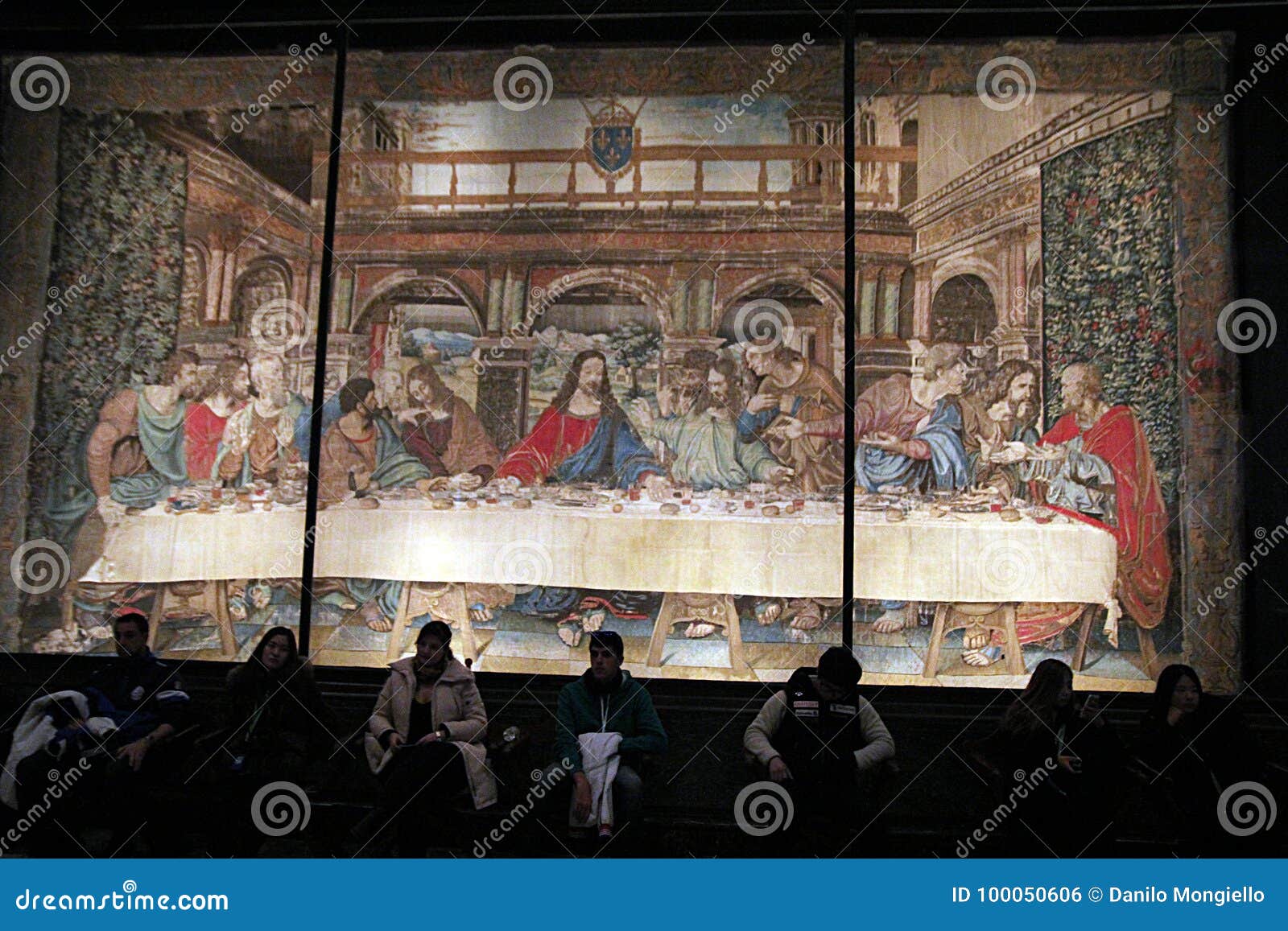 Raphael tapestry editorial photo. Image of tourists - 100050606