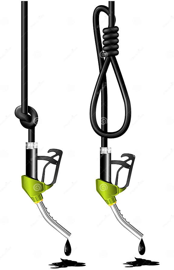 Last drop stock vector. Illustration of noose, refuel - 13874186