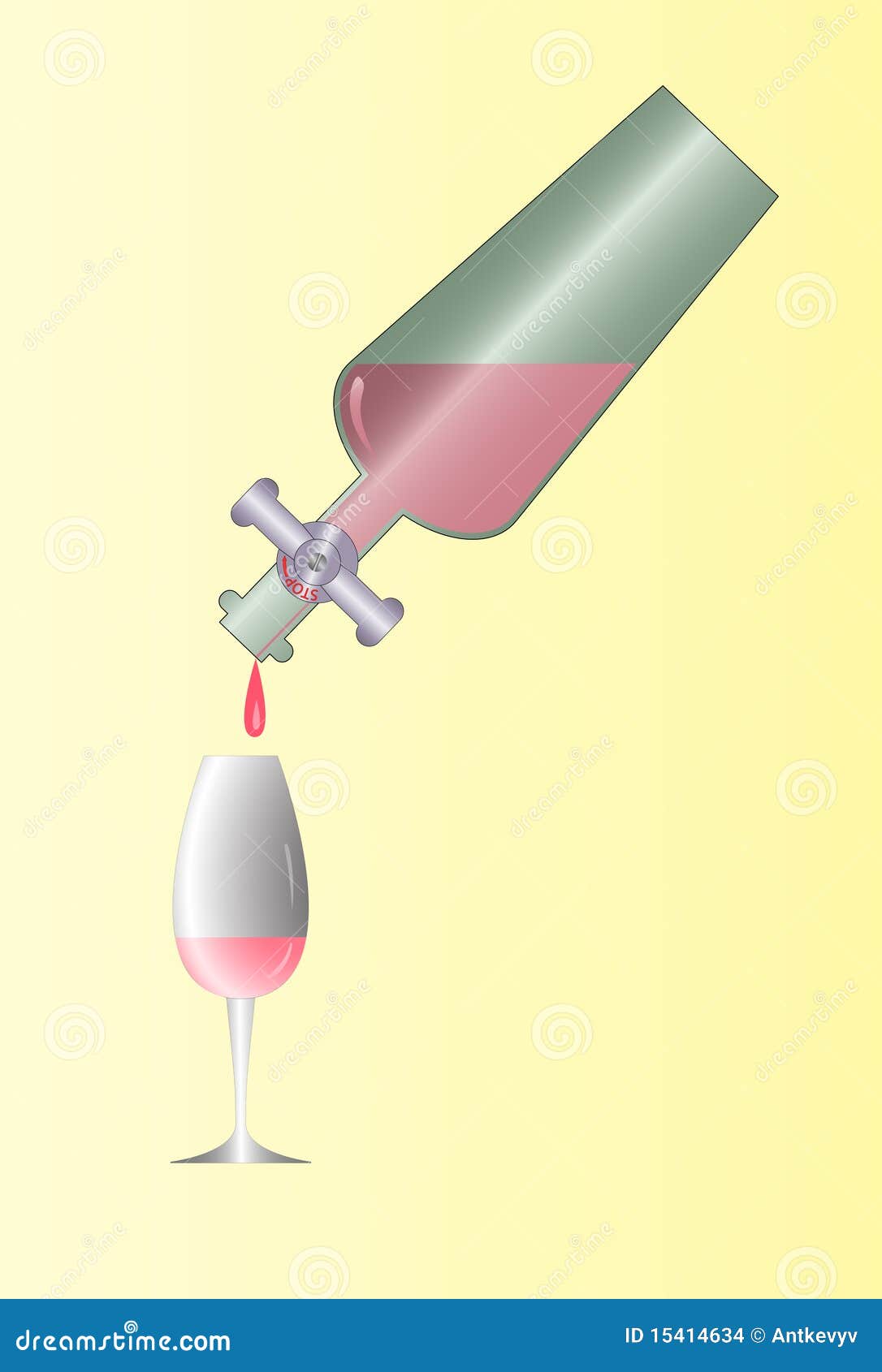 Last Drop stock vector. Illustration of drink, alcoholic - 15414634