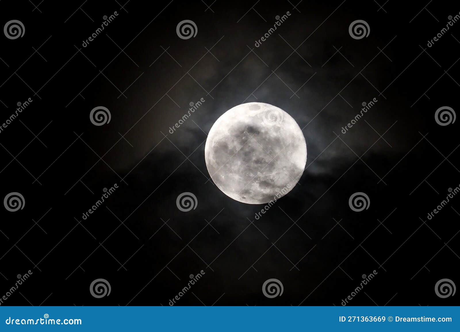 Last Full Moon of Winter 2023 Editorial Stock Image - Image of full ...