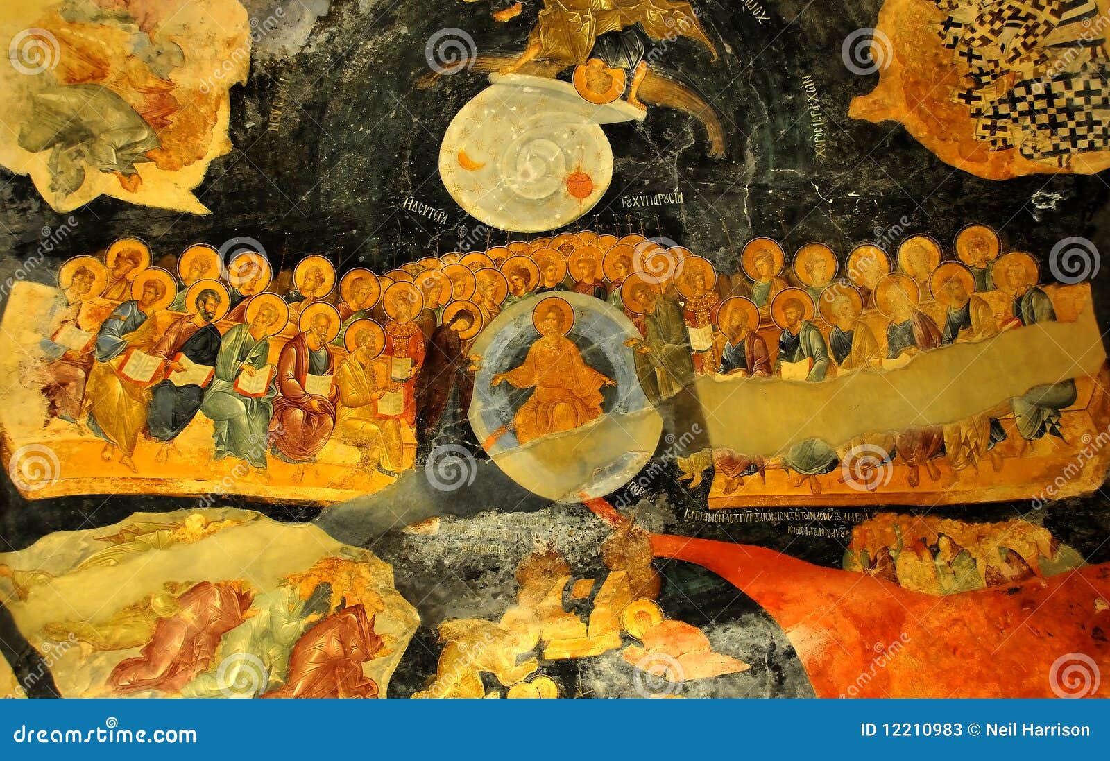 Last Judgement Tympanum By Gislebertus In Autun Cathedral, Burgundy ...