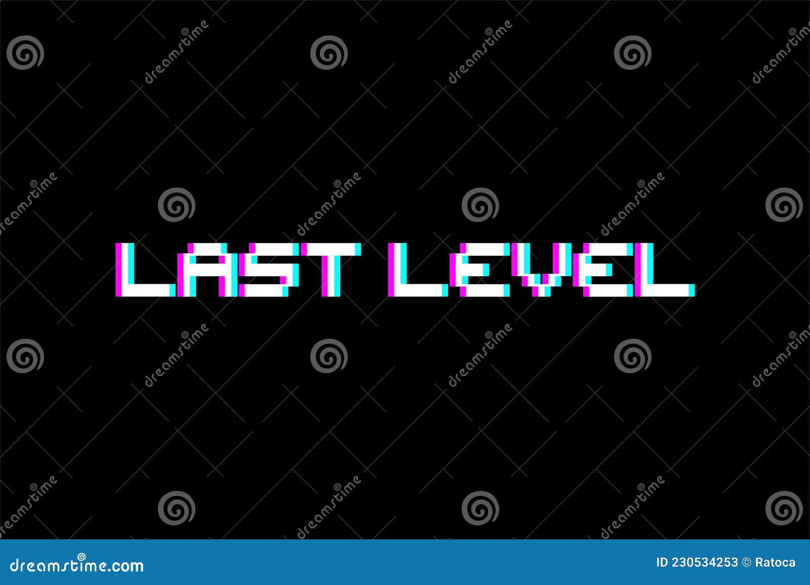 Last level message stock vector. Illustration of play - 230534253