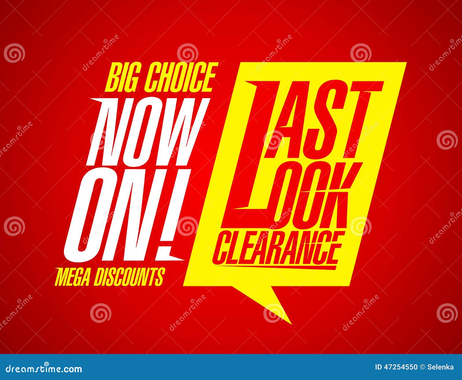 Last look clearance. stock vector. Illustration of final - 47254550