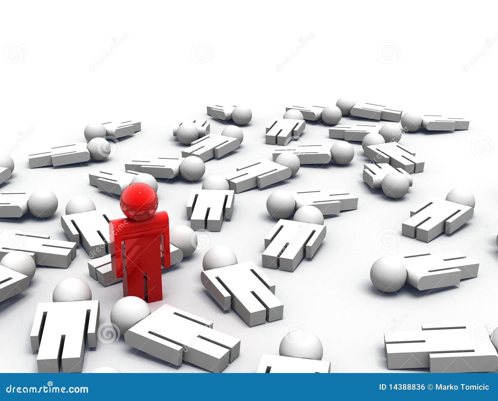 Last Man Standing stock illustration. Illustration of corporation ...