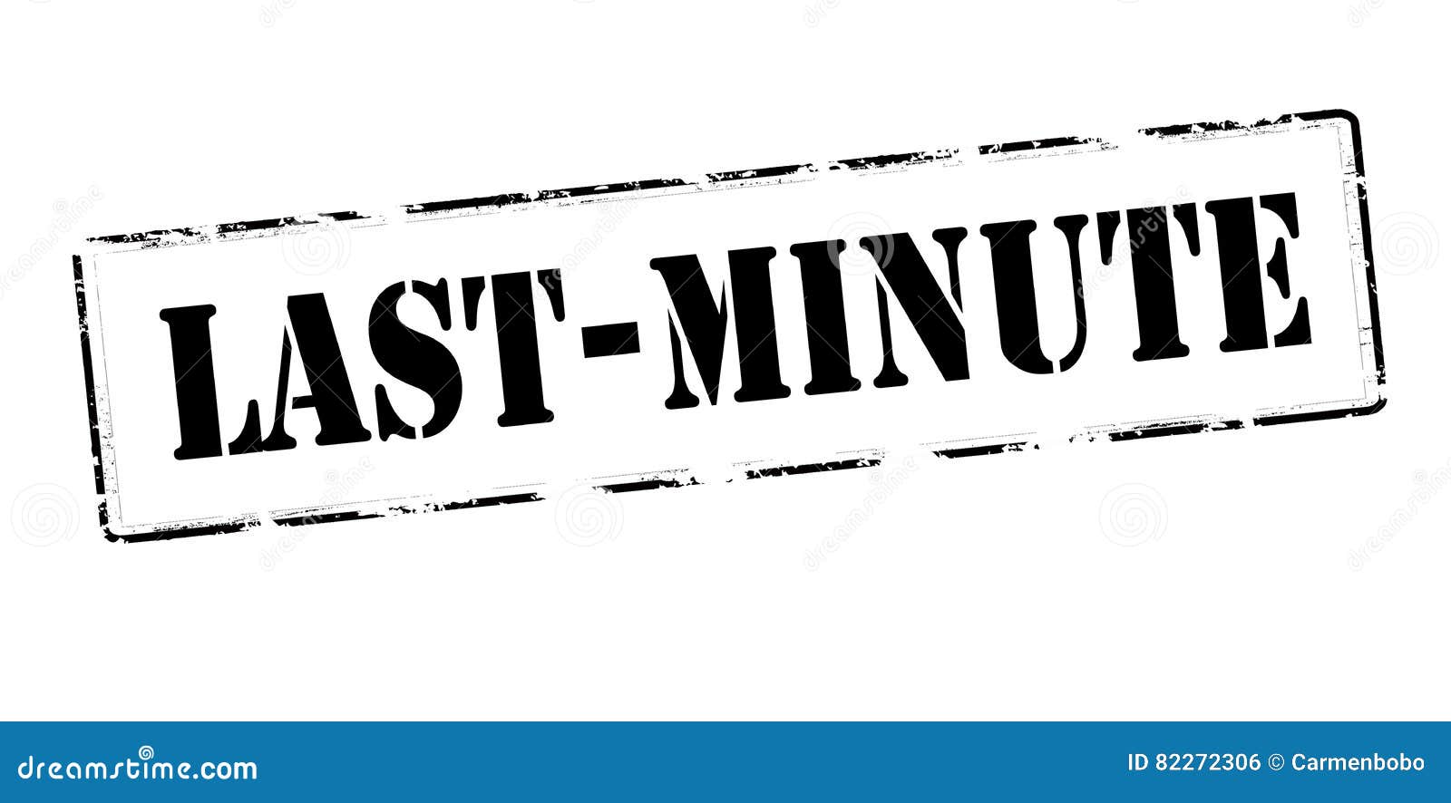 Last minute stock illustration. Illustration of moment - 82272306