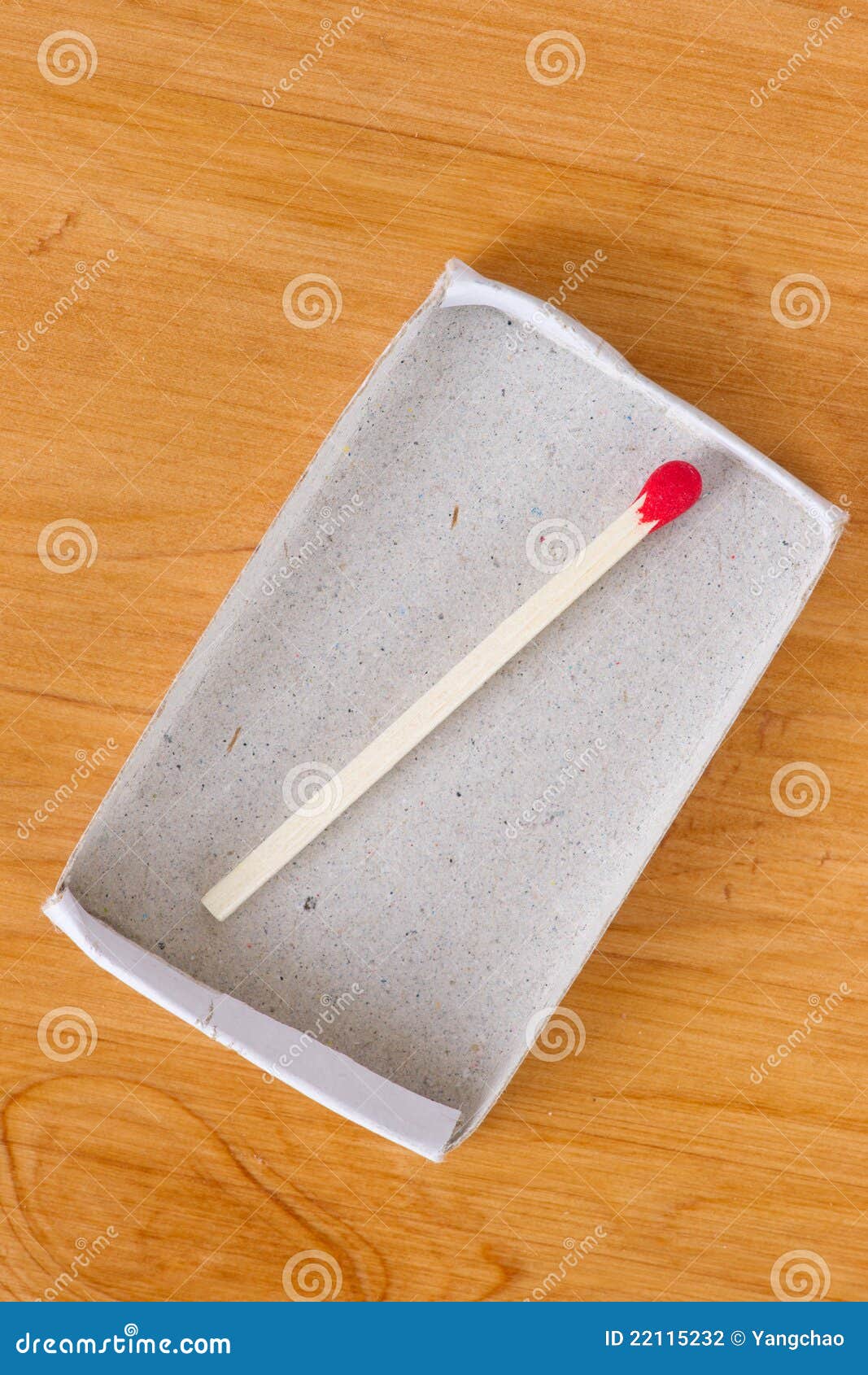 Last one matchstick in box stock photo. Image of power - 22115232
