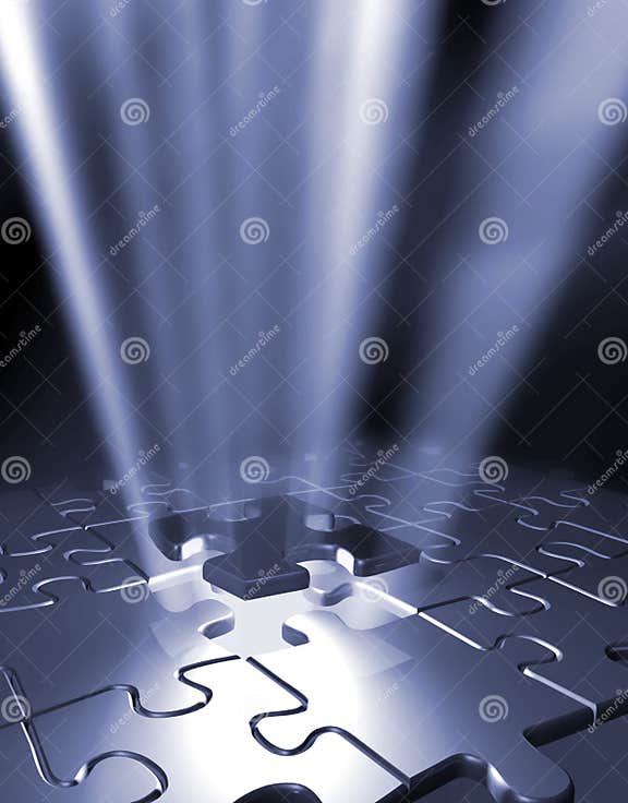 Last Piece stock illustration. Illustration of blue, final - 407404