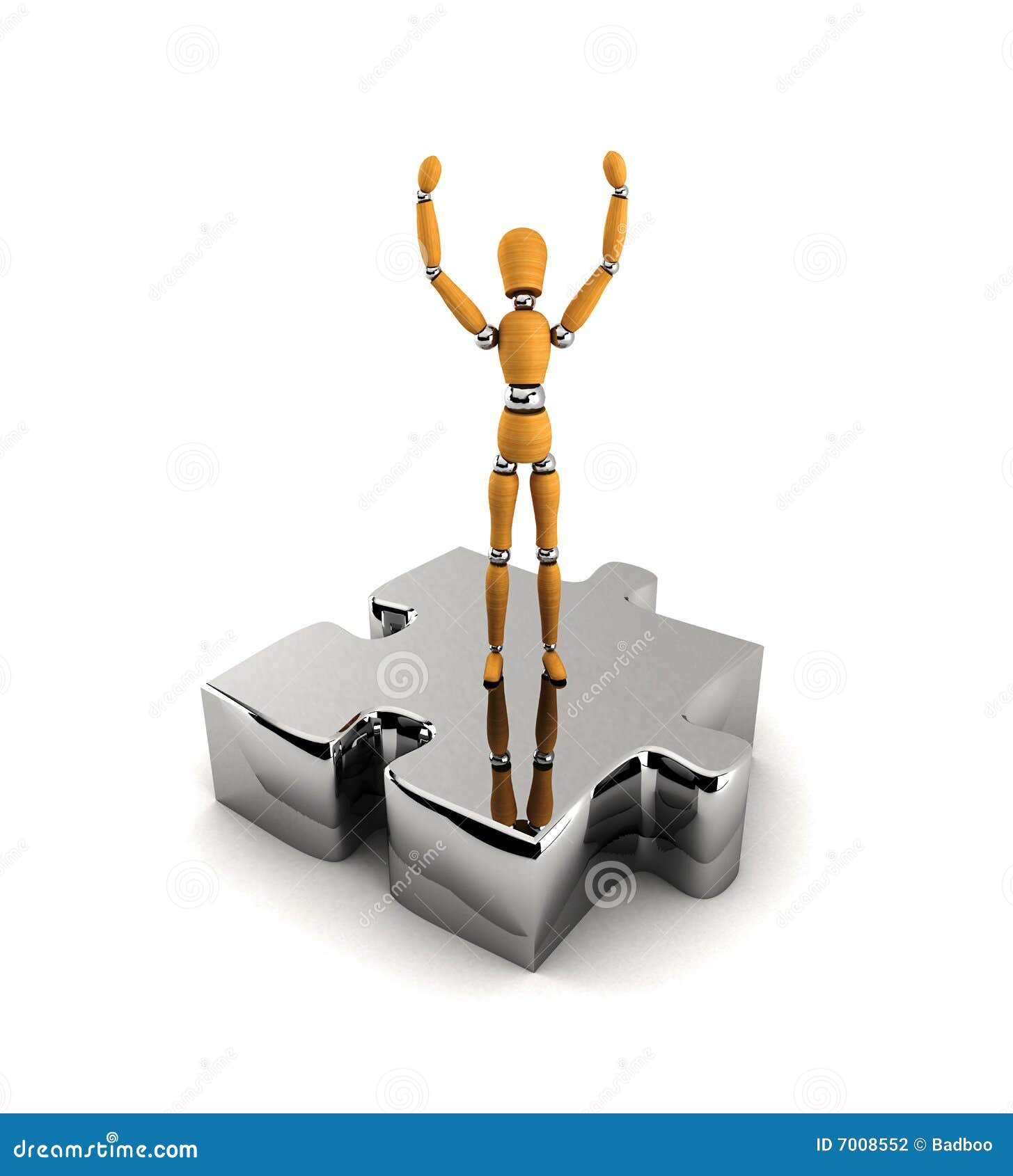 The last piece stock illustration. Illustration of business - 7008552