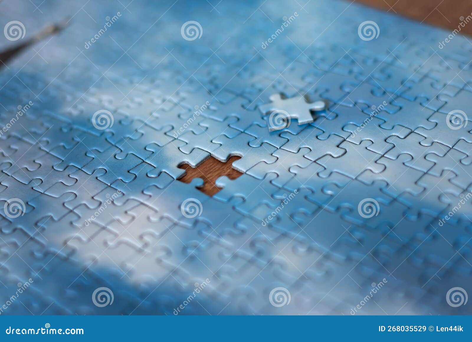 The Last Piece of Jigsaw Puzzle Concept for Solutions and Completion ...