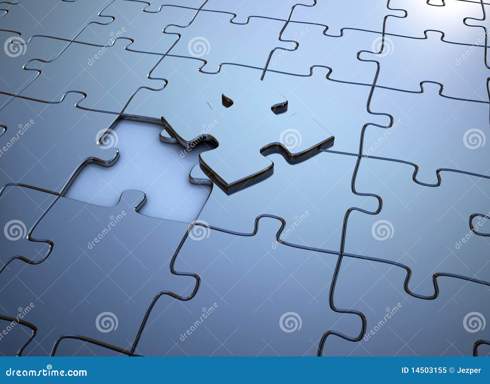 Last piece of the puzzle stock illustration. Illustration of light ...