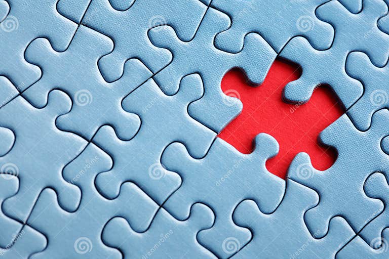 Last piece of the puzzle stock image. Image of completion - 26288411