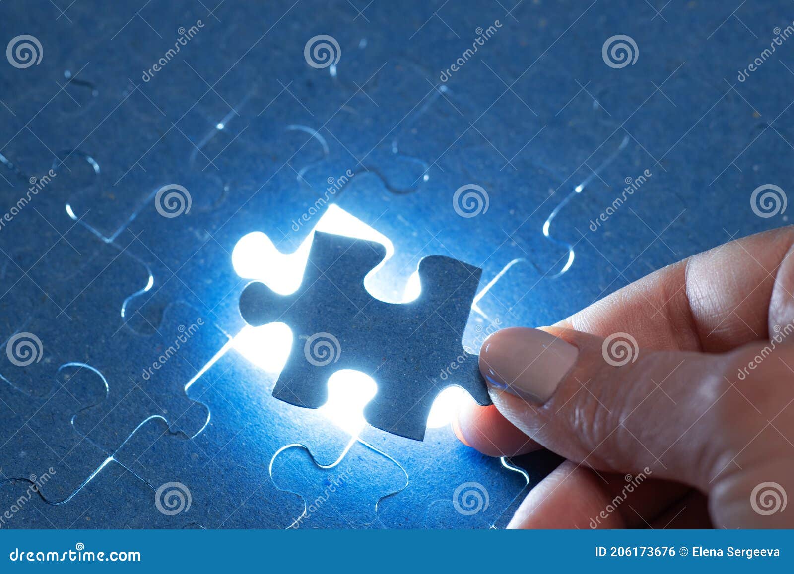 The Last Piece of the Puzzle in the Mosaic Stock Photo - Image of ...