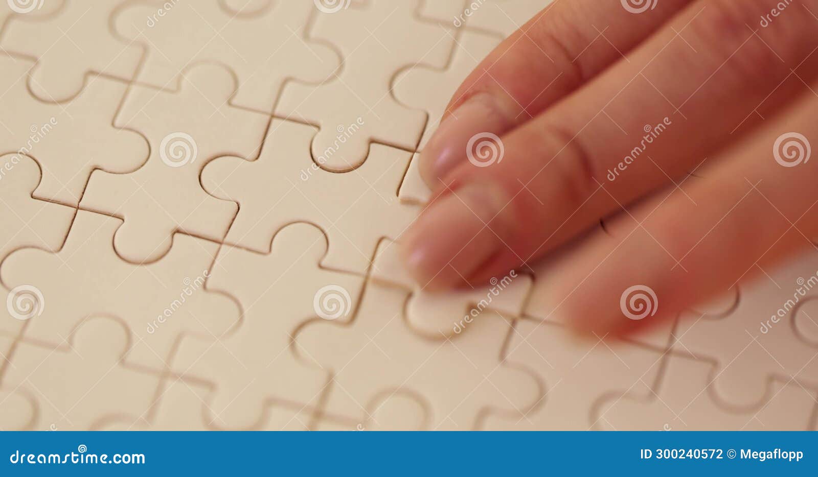 Last Piece of Puzzle Needs To Be Completed Stock Footage - Video of ...