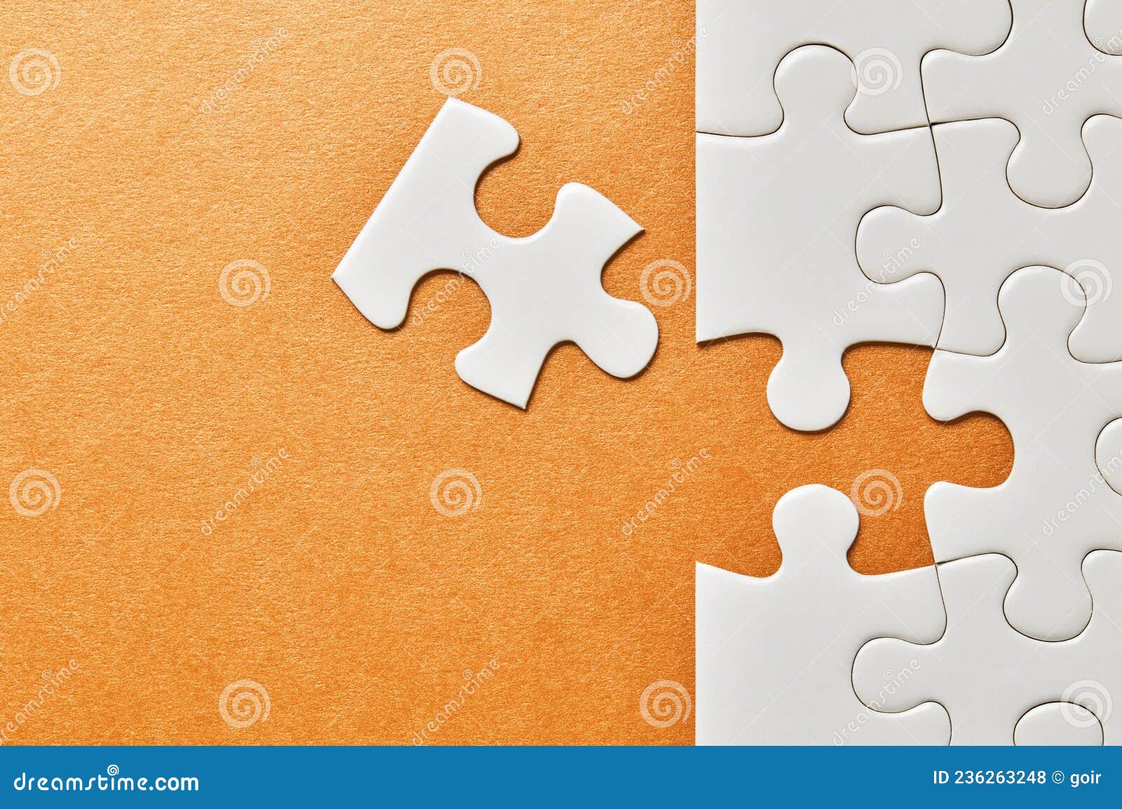 Last piece in the puzzle stock photo. Image of finishing - 236263248