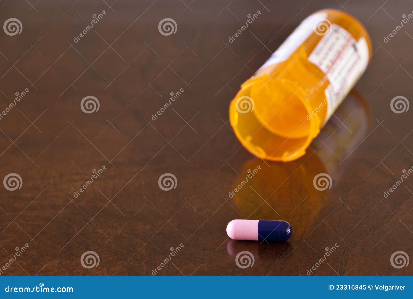 The last pill. stock image. Image of pharmaceutical, antibiotic - 23316845