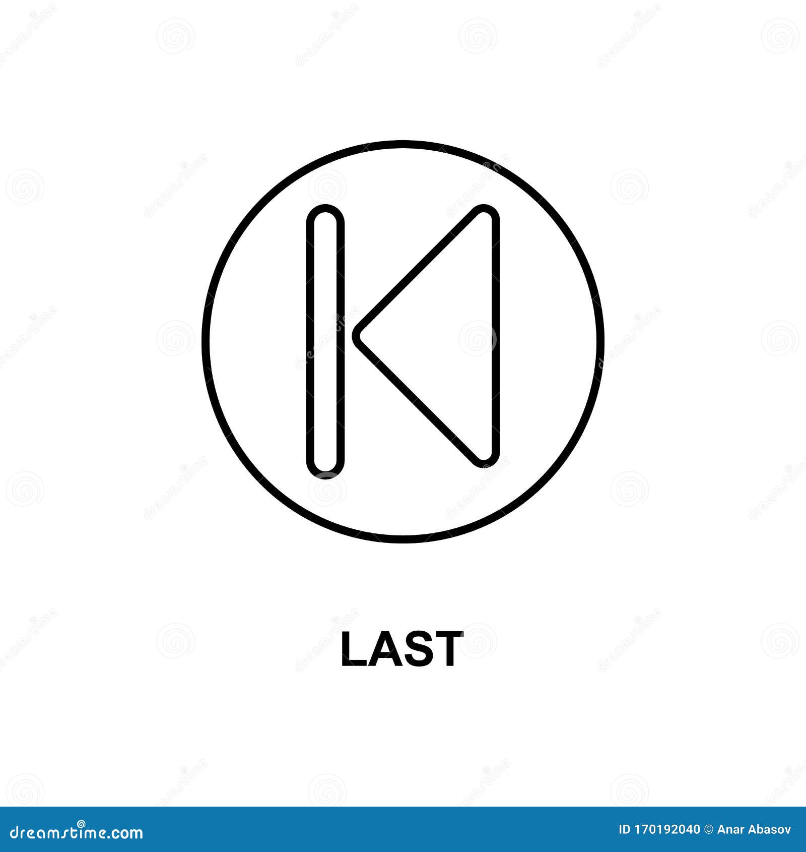 Last Sign Icon. Element of Simple Web Icon with Name for Mobile Concept ...