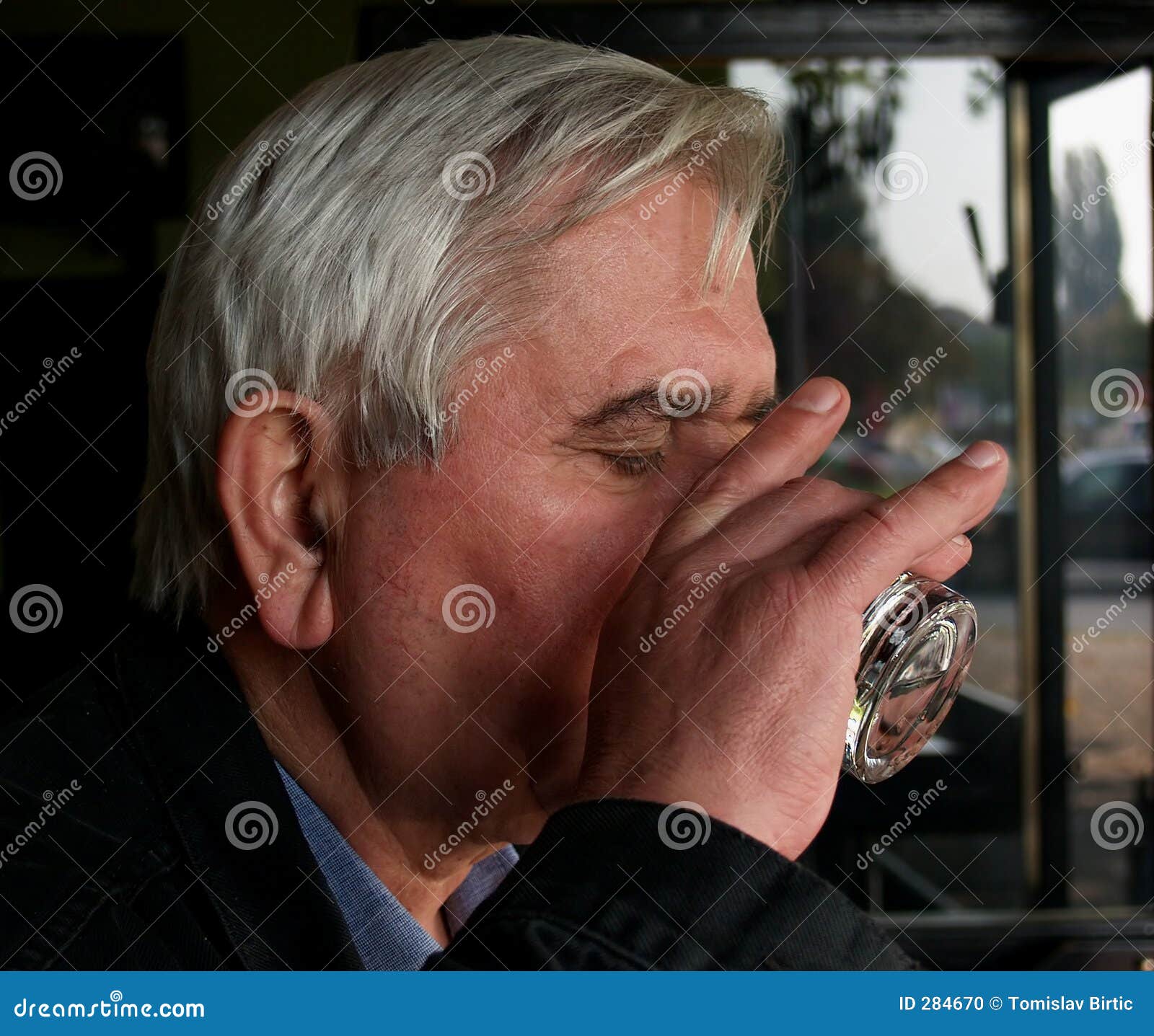 The Last Swig stock photo. Image of black, cafe, class - 284670